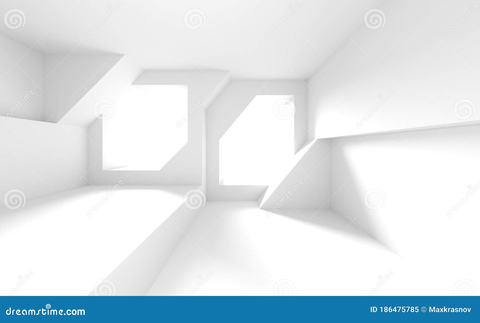 Abstract Tech Background. White Indoor Texture Stock Illustration ...