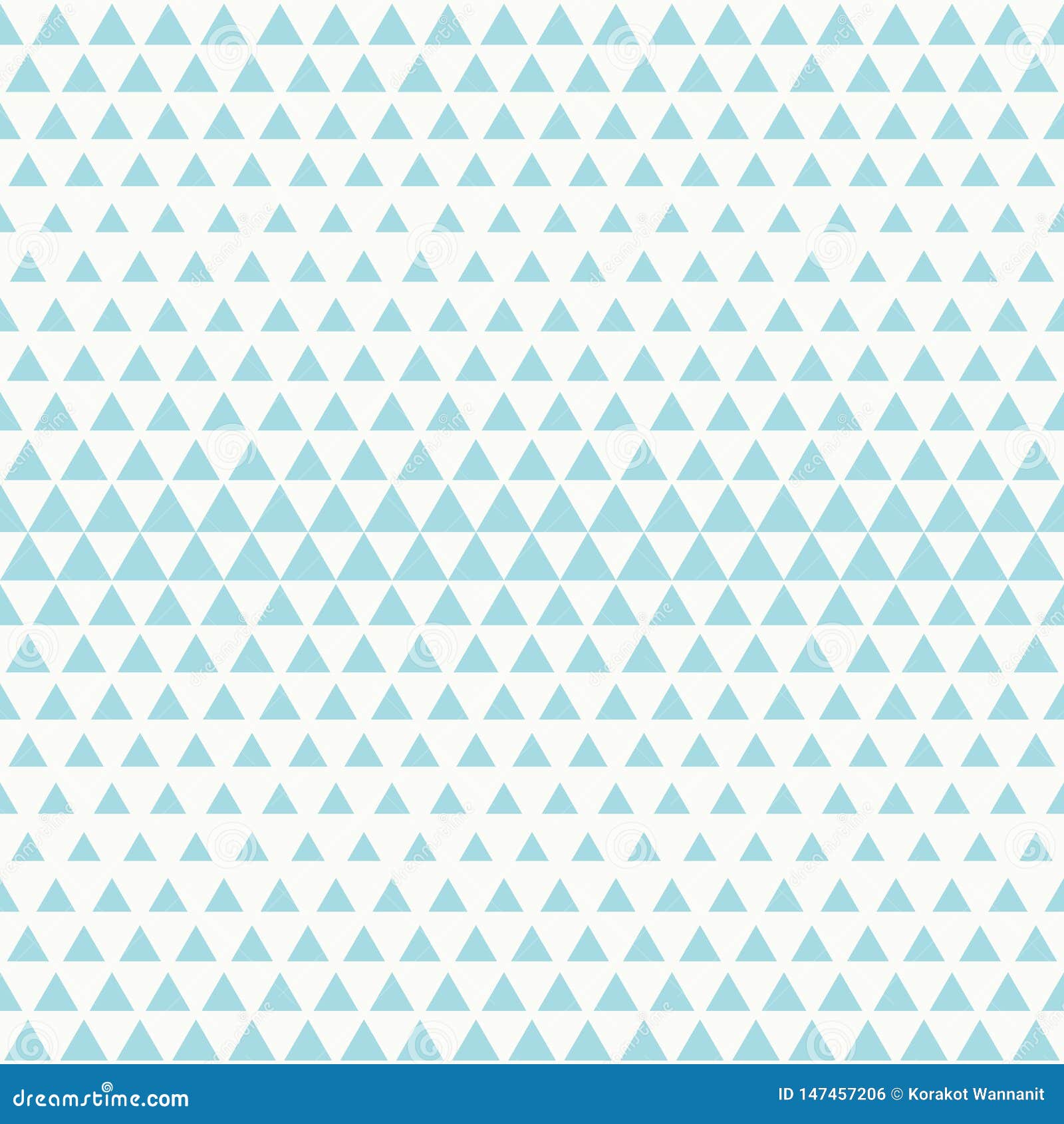 Abstract Tech Blue Triangle Pattern Seamless Design on White Background ...