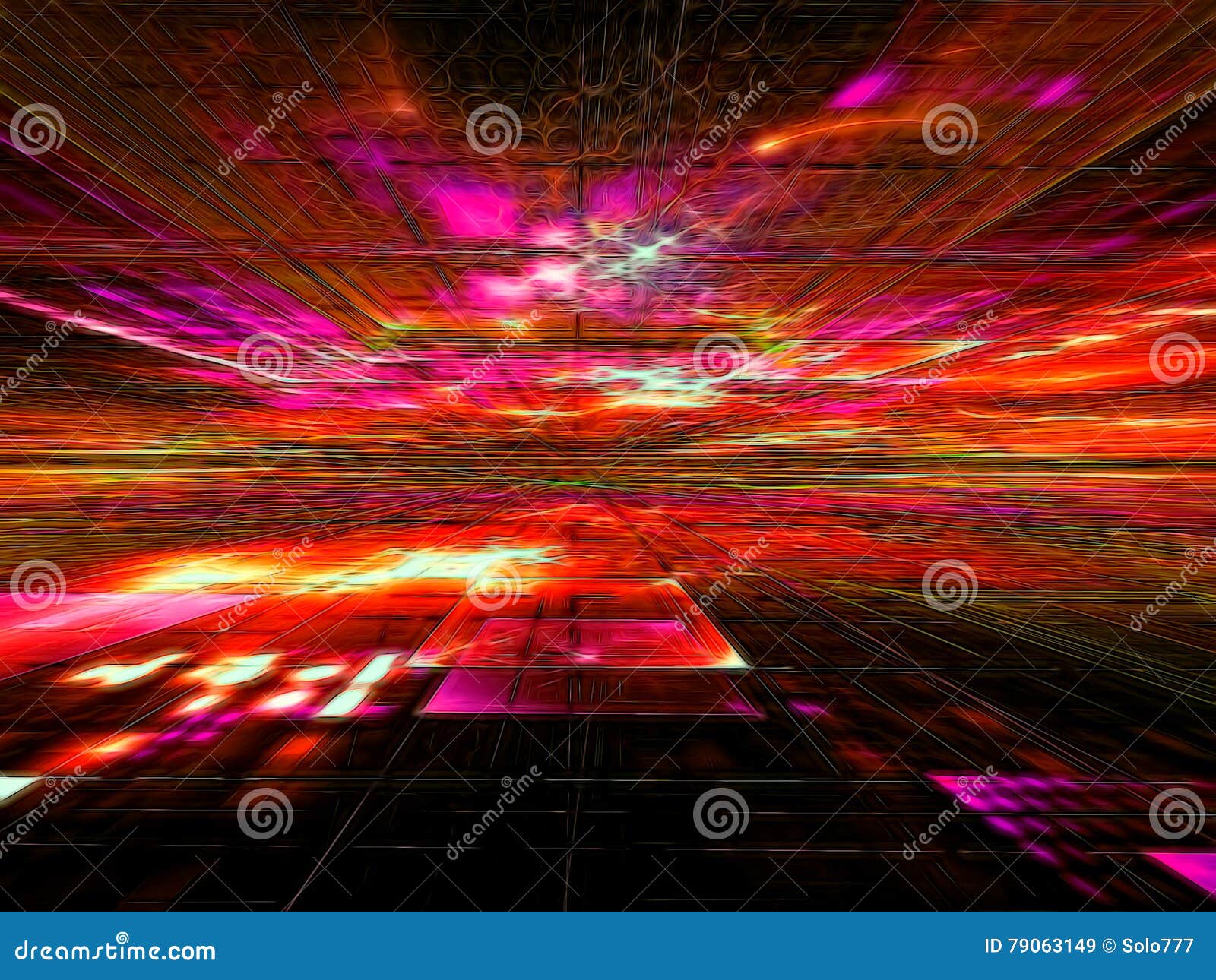 Abstract Tech Bright Background - Digitally Generated Image Stock ...