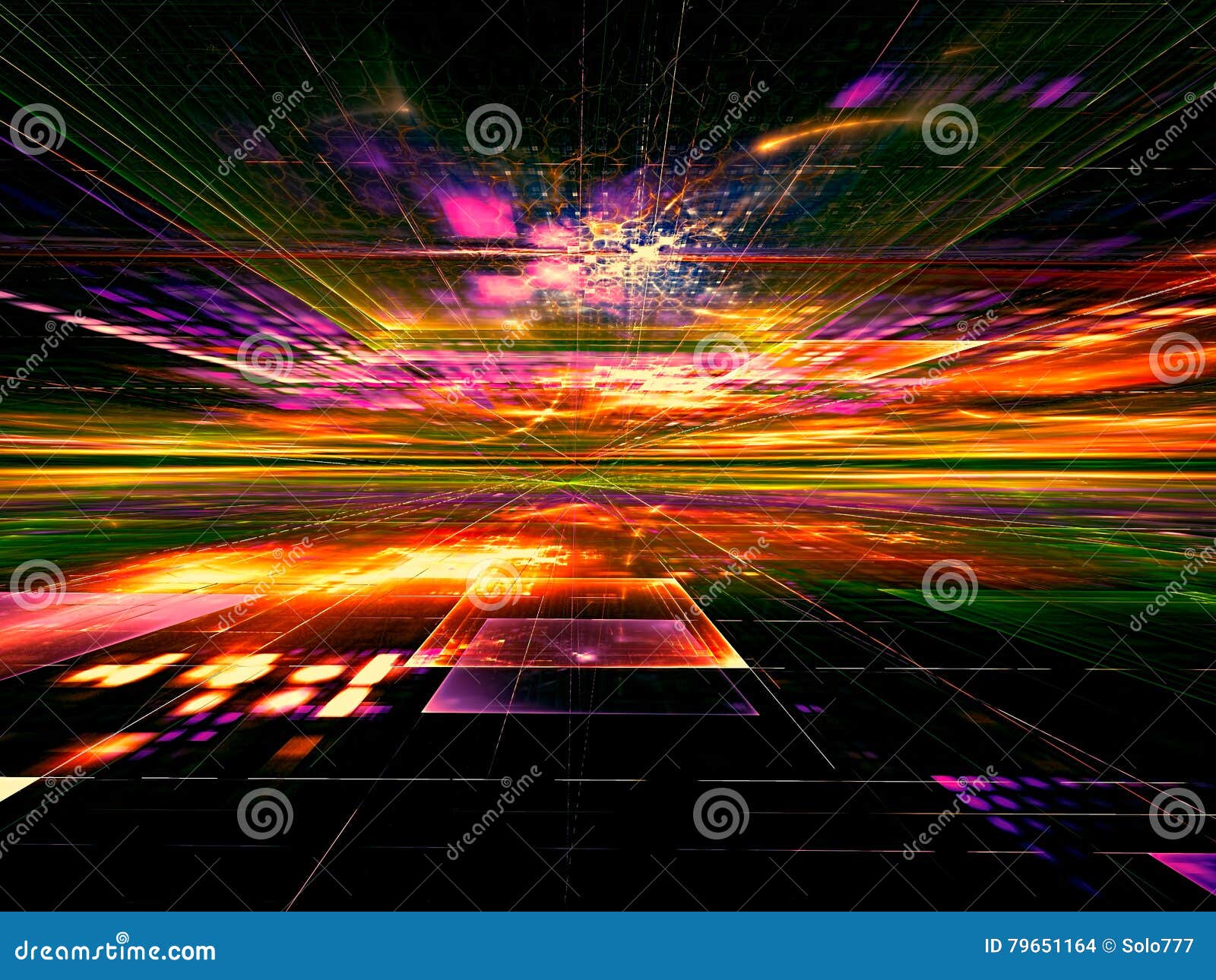 Abstract Tech Bright Background - Digitally Generated Image Stock ...