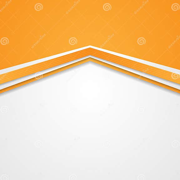 Abstract Tech Corporate Orange Background Stock Vector - Illustration ...