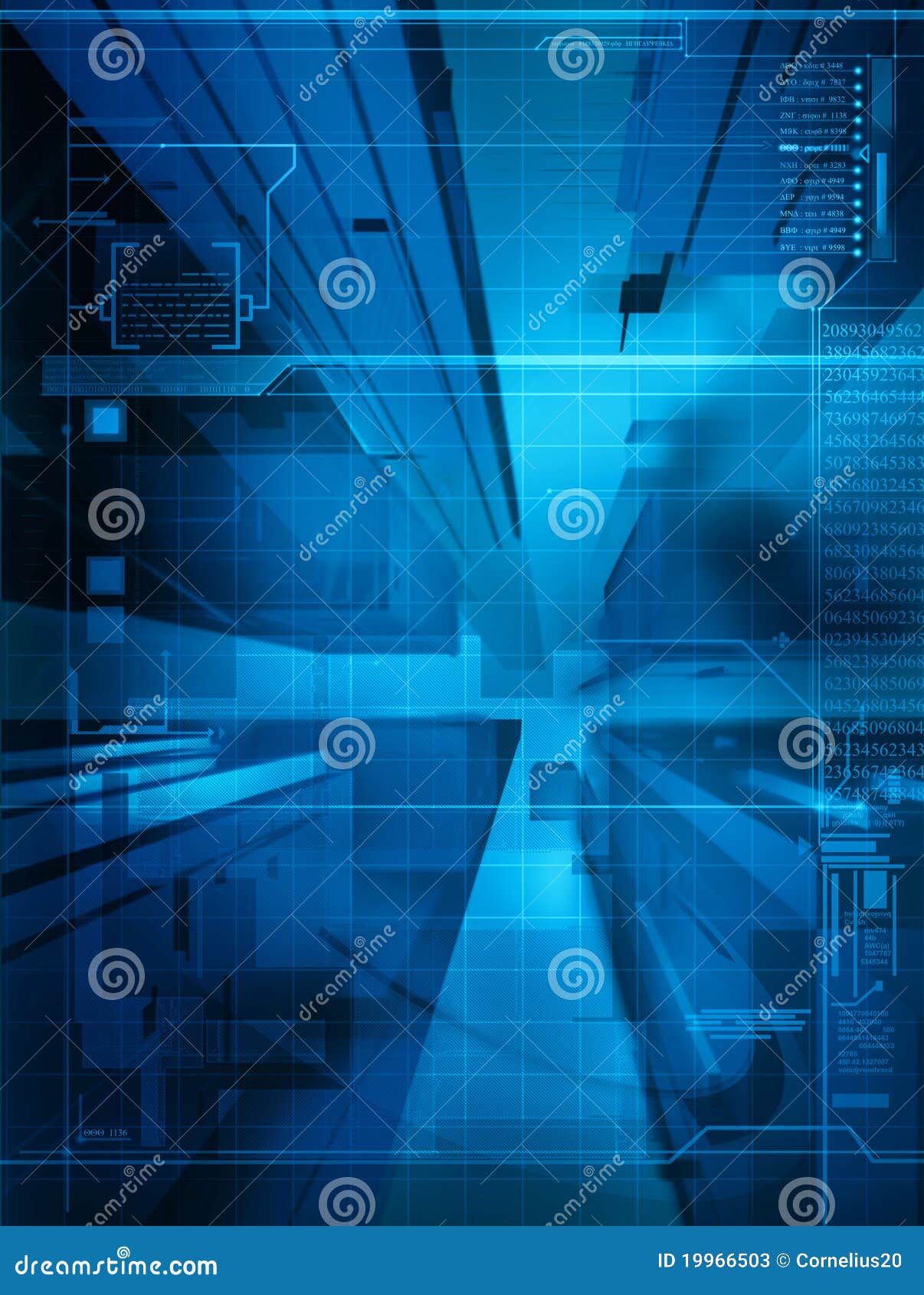 Abstract tech design stock illustration. Illustration of light - 19966503