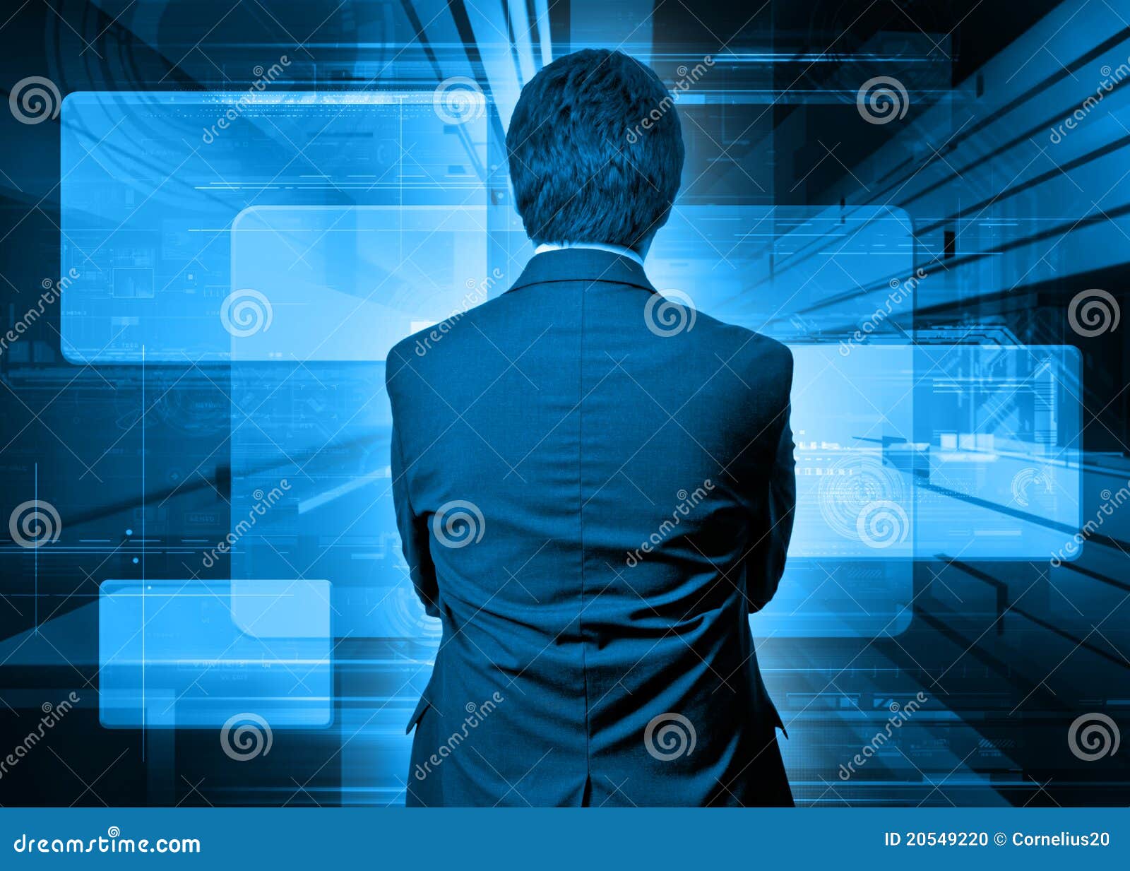 Abstract tech design stock illustration. Illustration of look - 20549220
