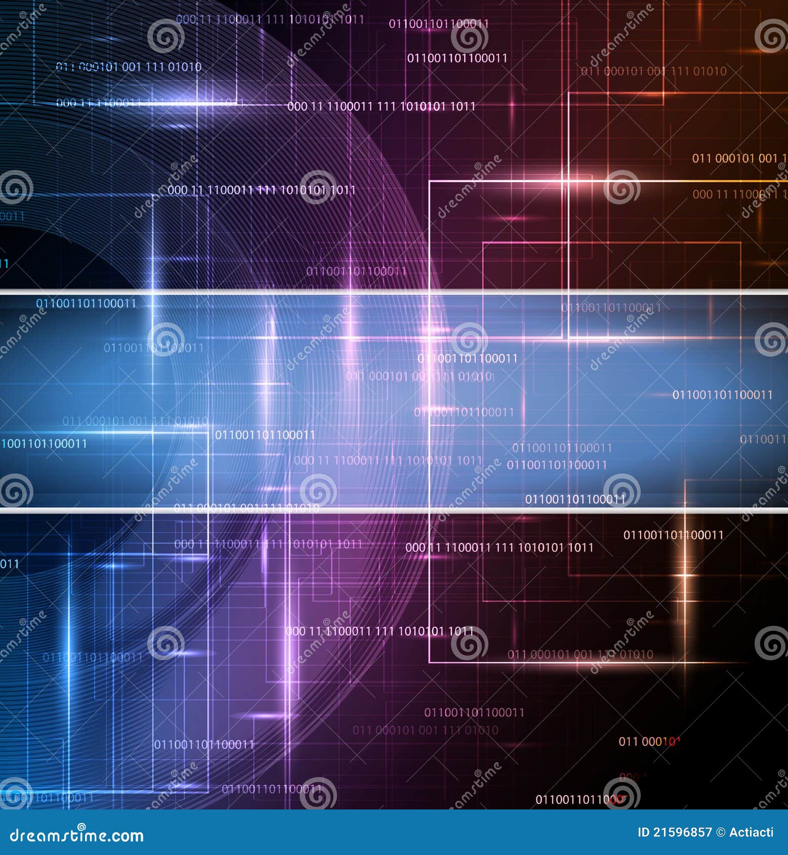 Abstract tech design stock vector. Illustration of communication - 21596857