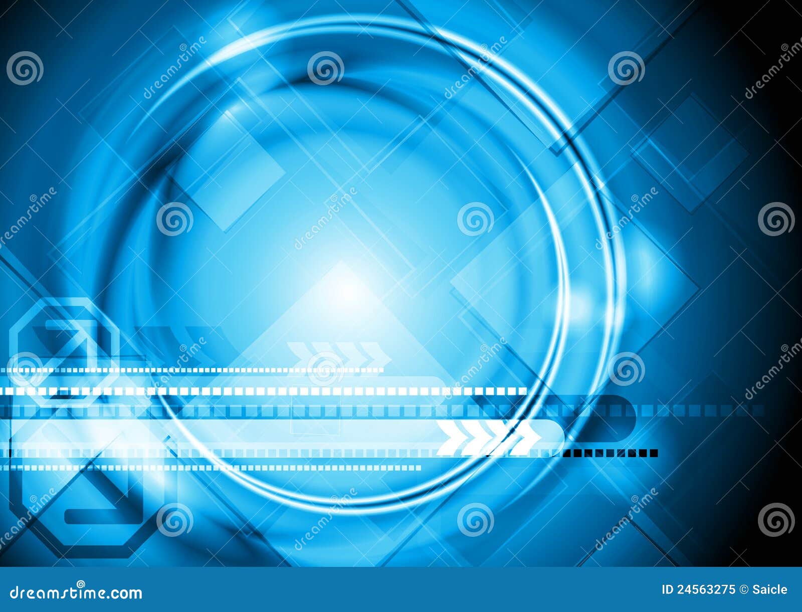 Abstract tech design stock vector. Illustration of background - 24563275