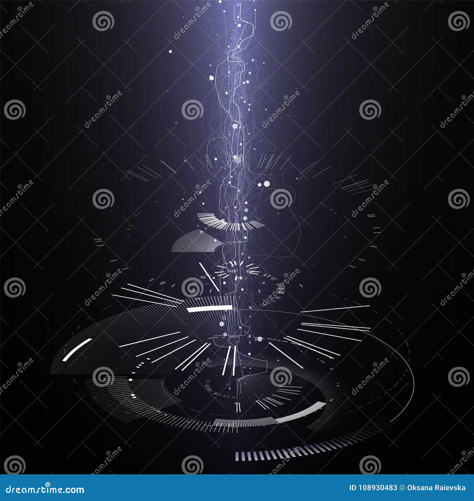 Abstract Tech Design Background. Stock Vector - Illustration of ...