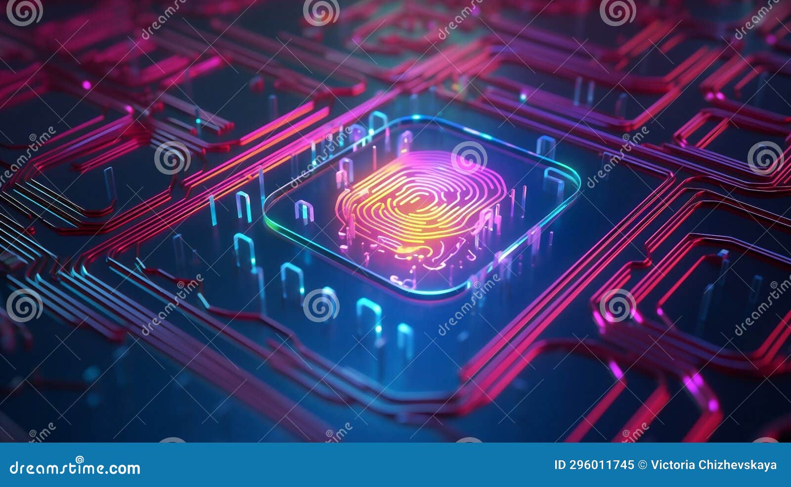 Abstract Tech Digital Science Computing Electronic Technology Network ...