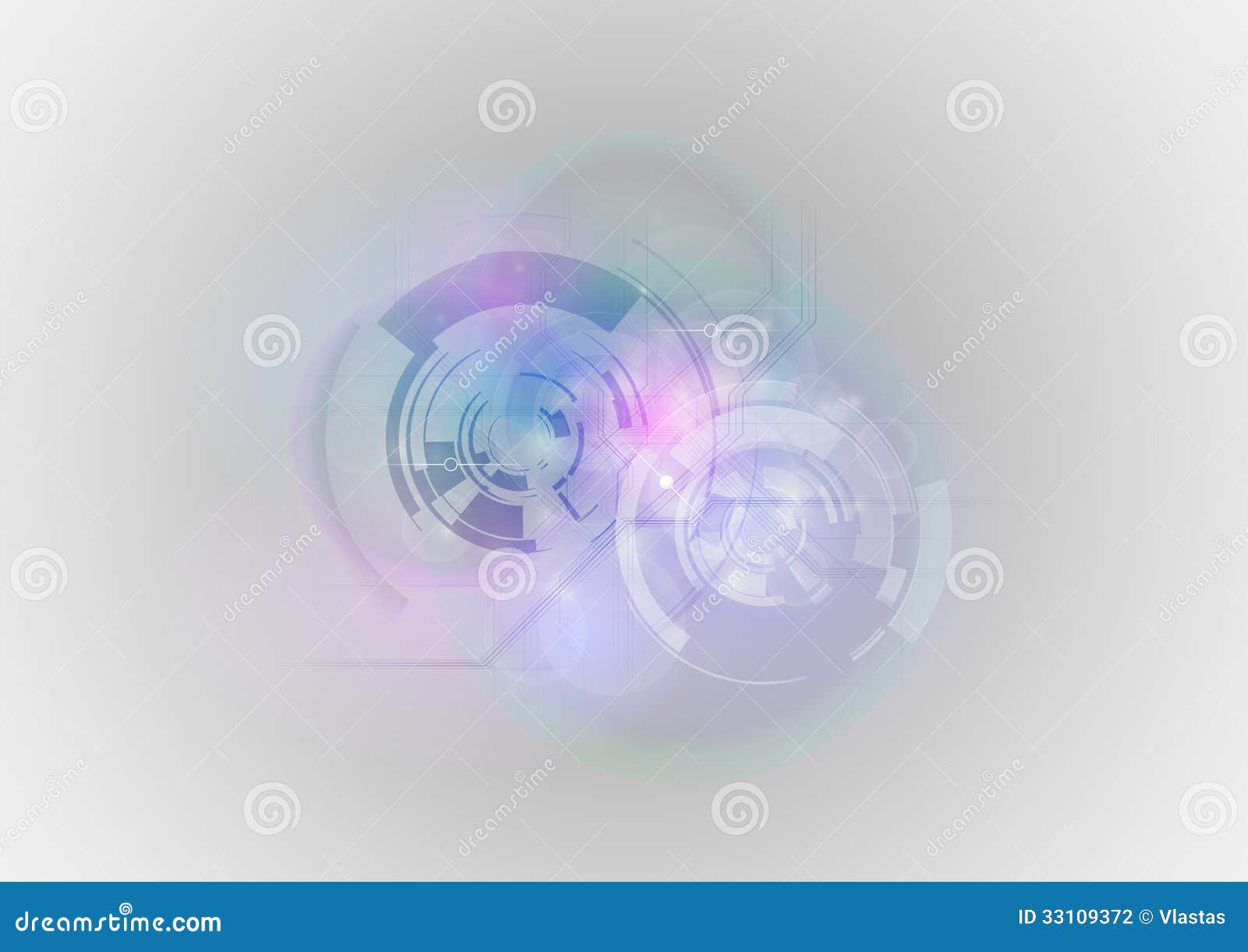 Abstract tech stock vector. Illustration of electric - 33109372