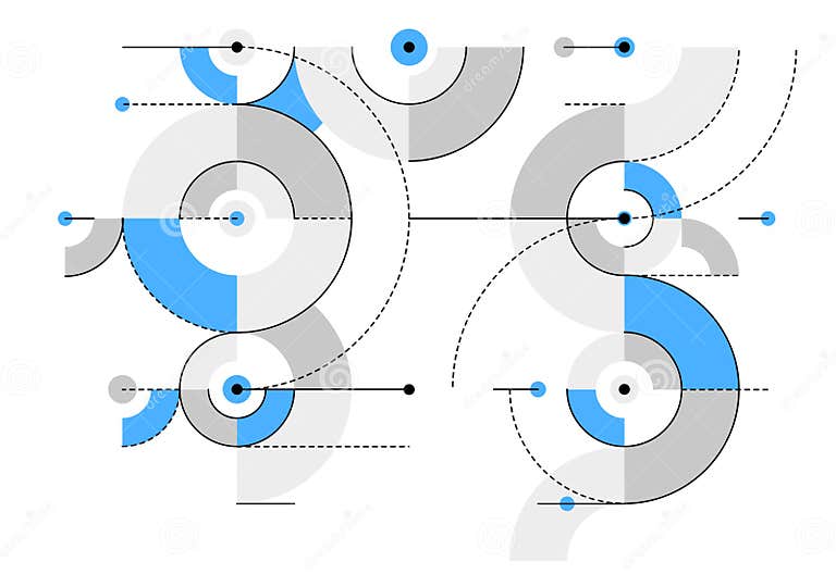 Abstract Tech Engineering Draft Vector Background, Mechanical Blueprint Technology Digital ...