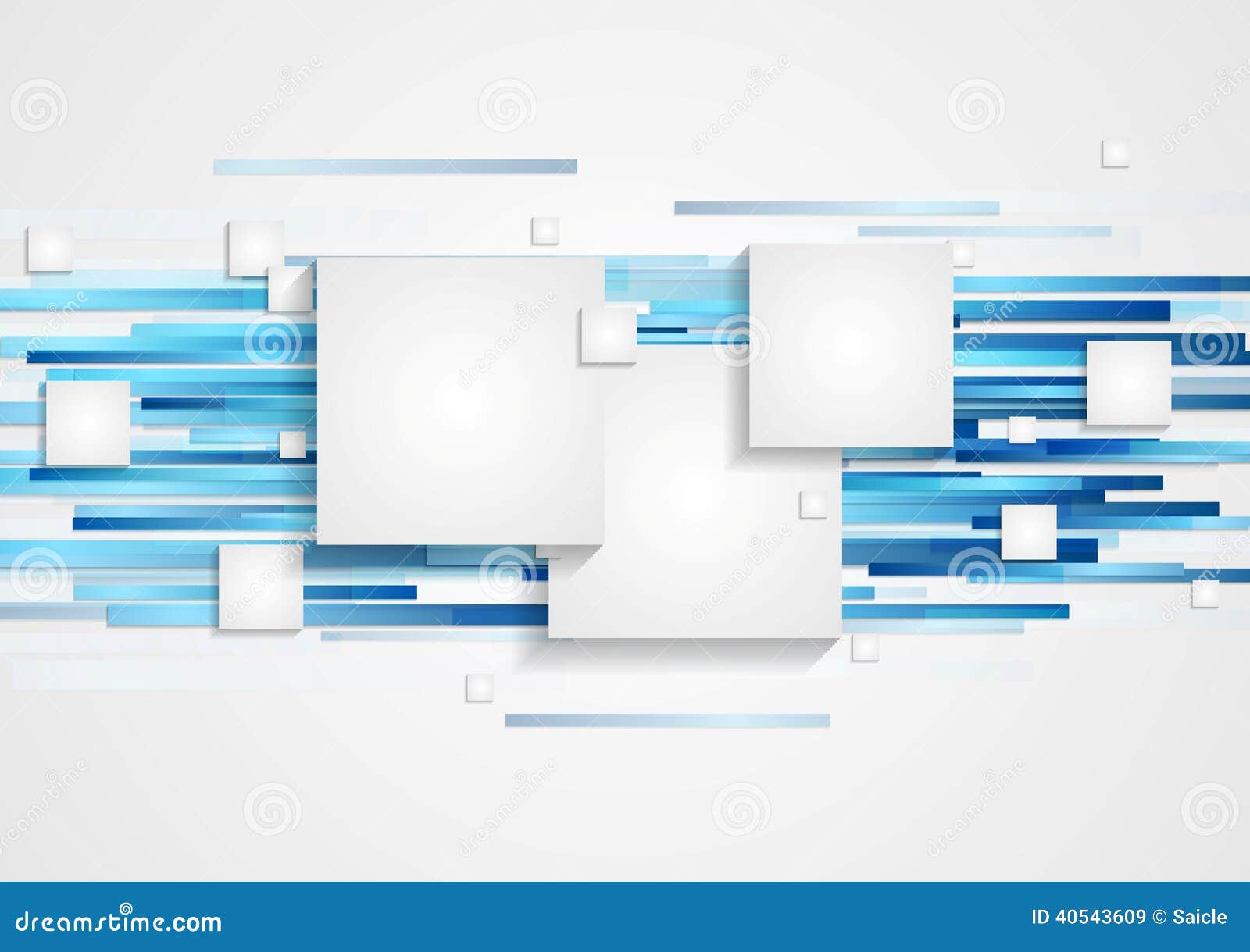 Abstract Tech Geometry Background Stock Vector - Illustration of circle ...