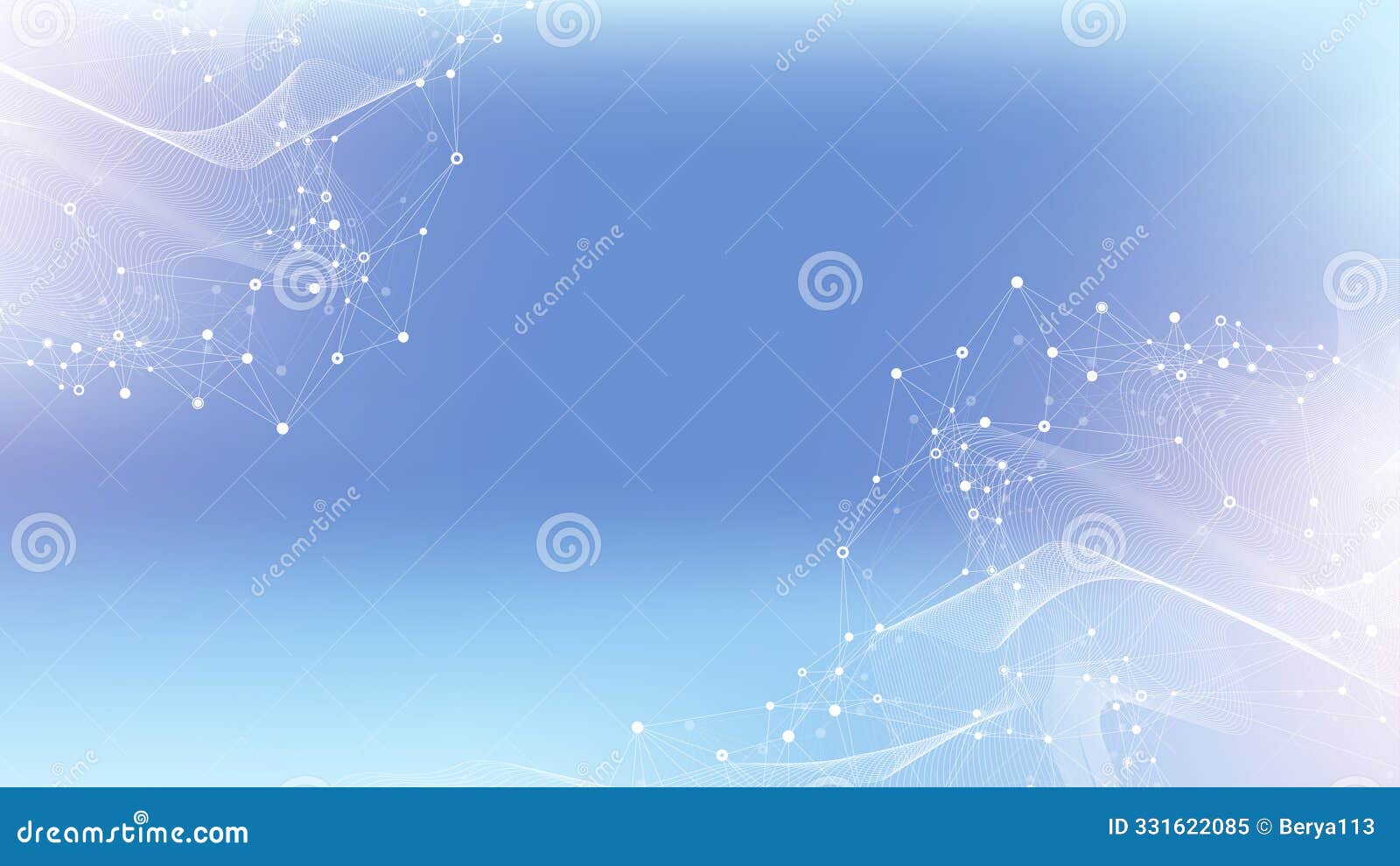 Abstract Tech Network Connection Dots. Digital Technology and Big Data ...