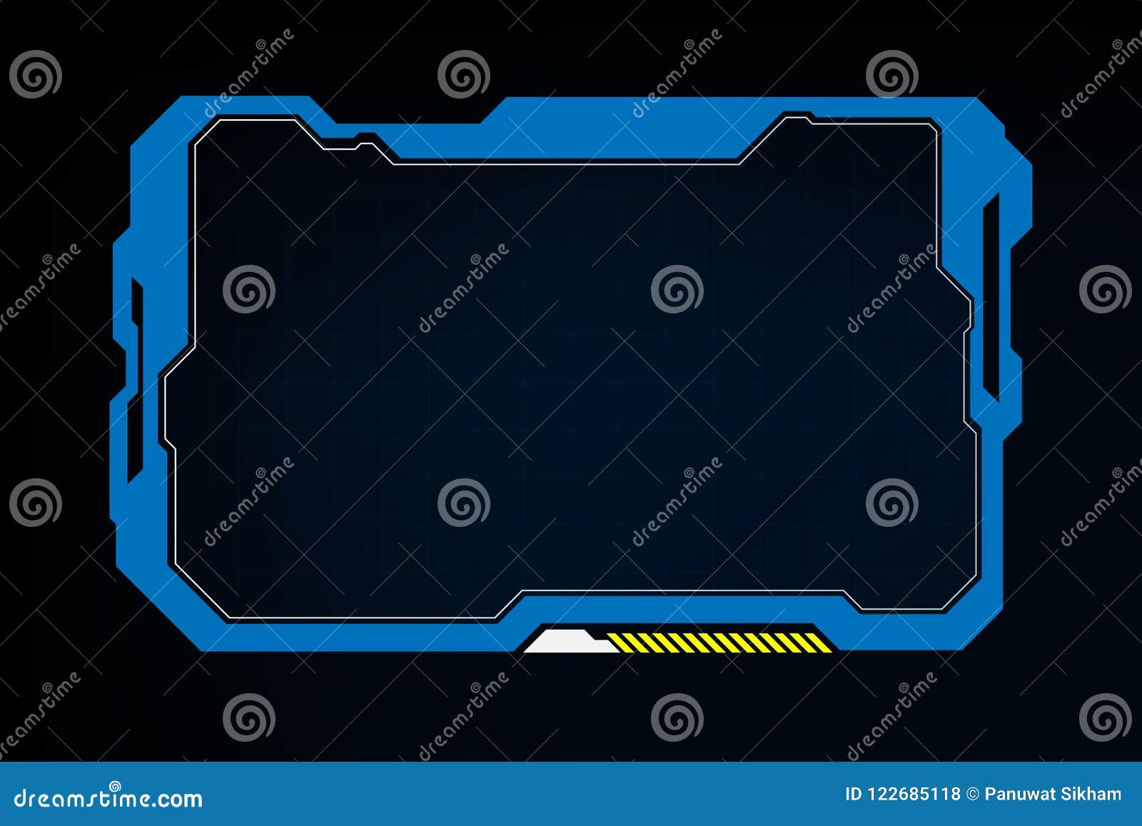 Abstract Tech Sci Fi Hologram Frame Template Design Background Stock ... Abstract Tech Sci Fi Hologram Frame Template Design Background Stock ...