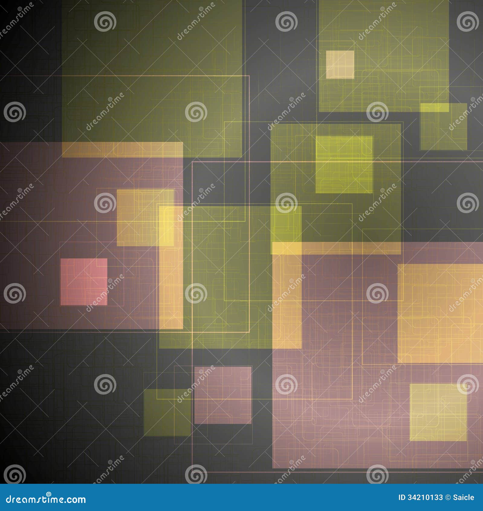 Abstract Tech Squares Vector Design Stock Vector - Illustration of ...
