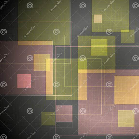 Abstract Tech Squares Vector Design Stock Vector - Illustration of ...