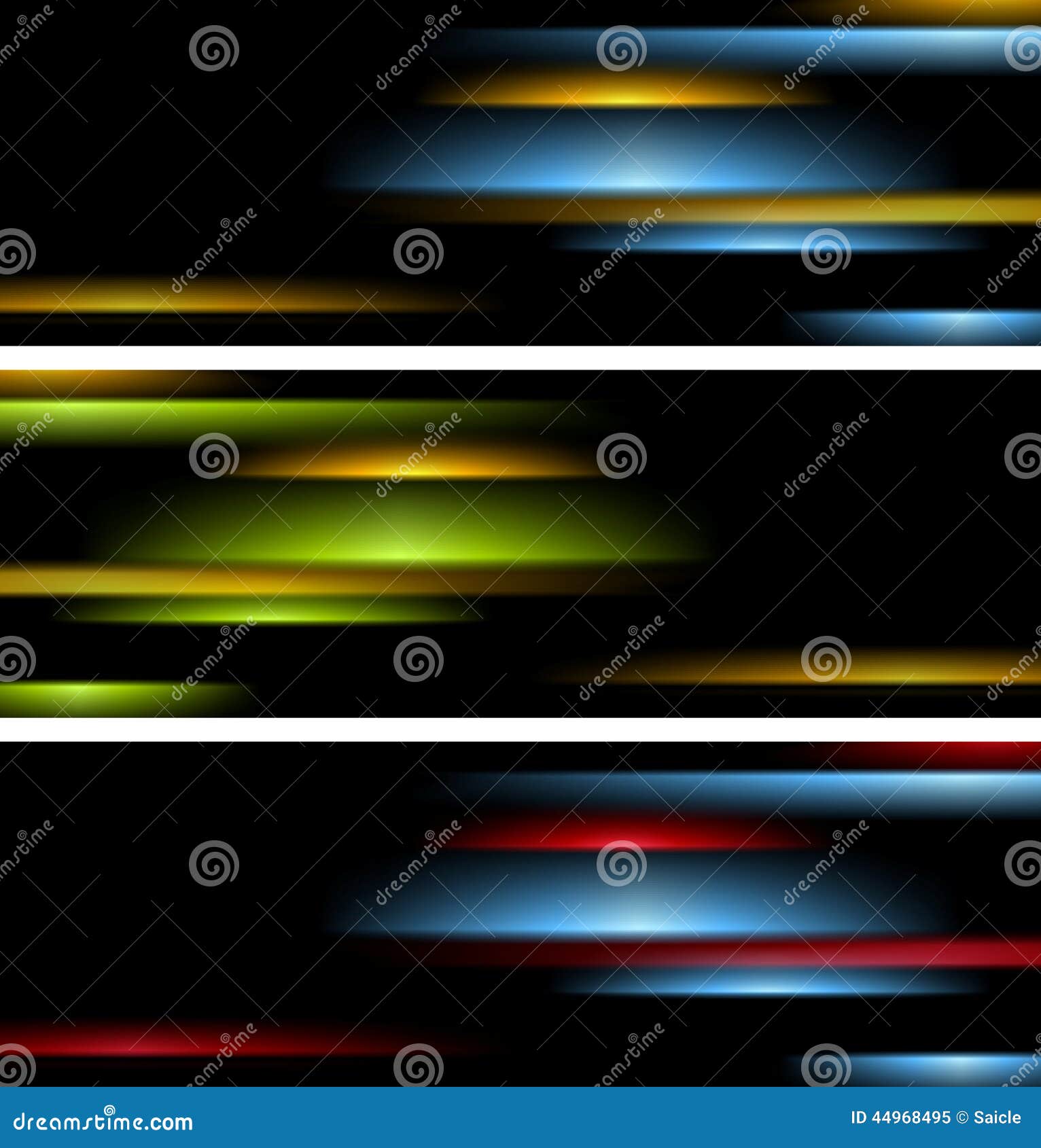 Abstract Tech Striped Banners Stock Vector - Illustration of geometry ...