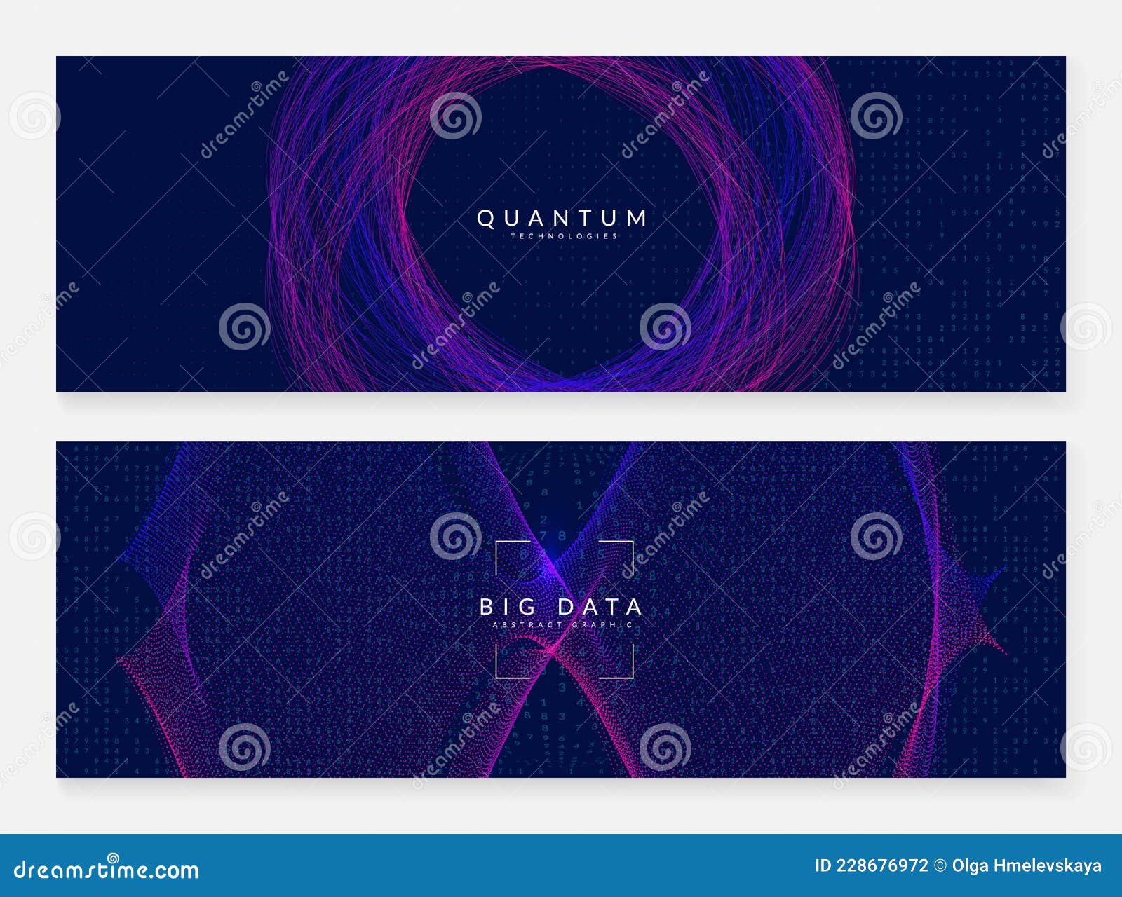 Abstract Tech Visuals. Digital Technology Stock Vector - Illustration ...