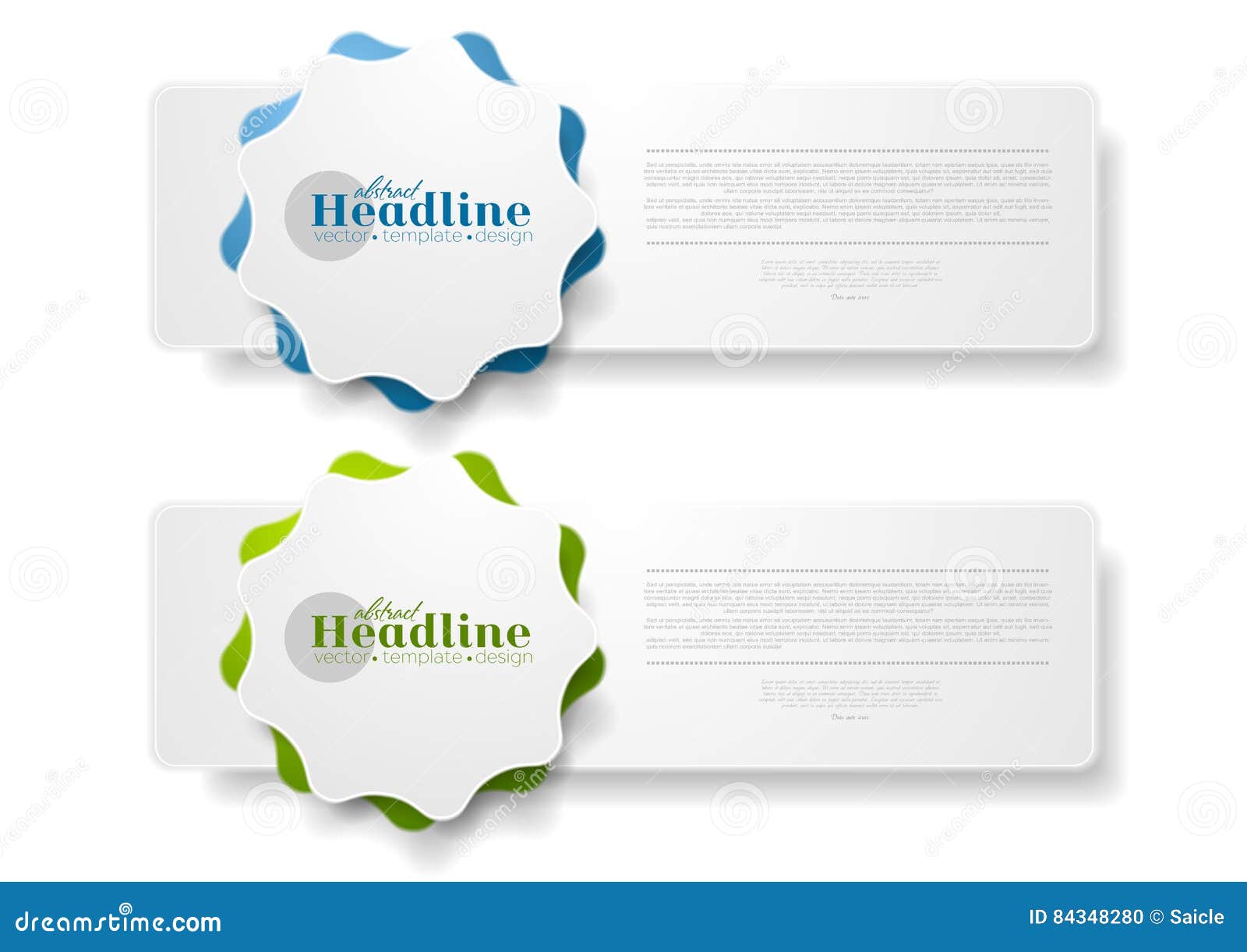 Abstract Tech Web Sticker Label Design Stock Vector - Illustration of ...