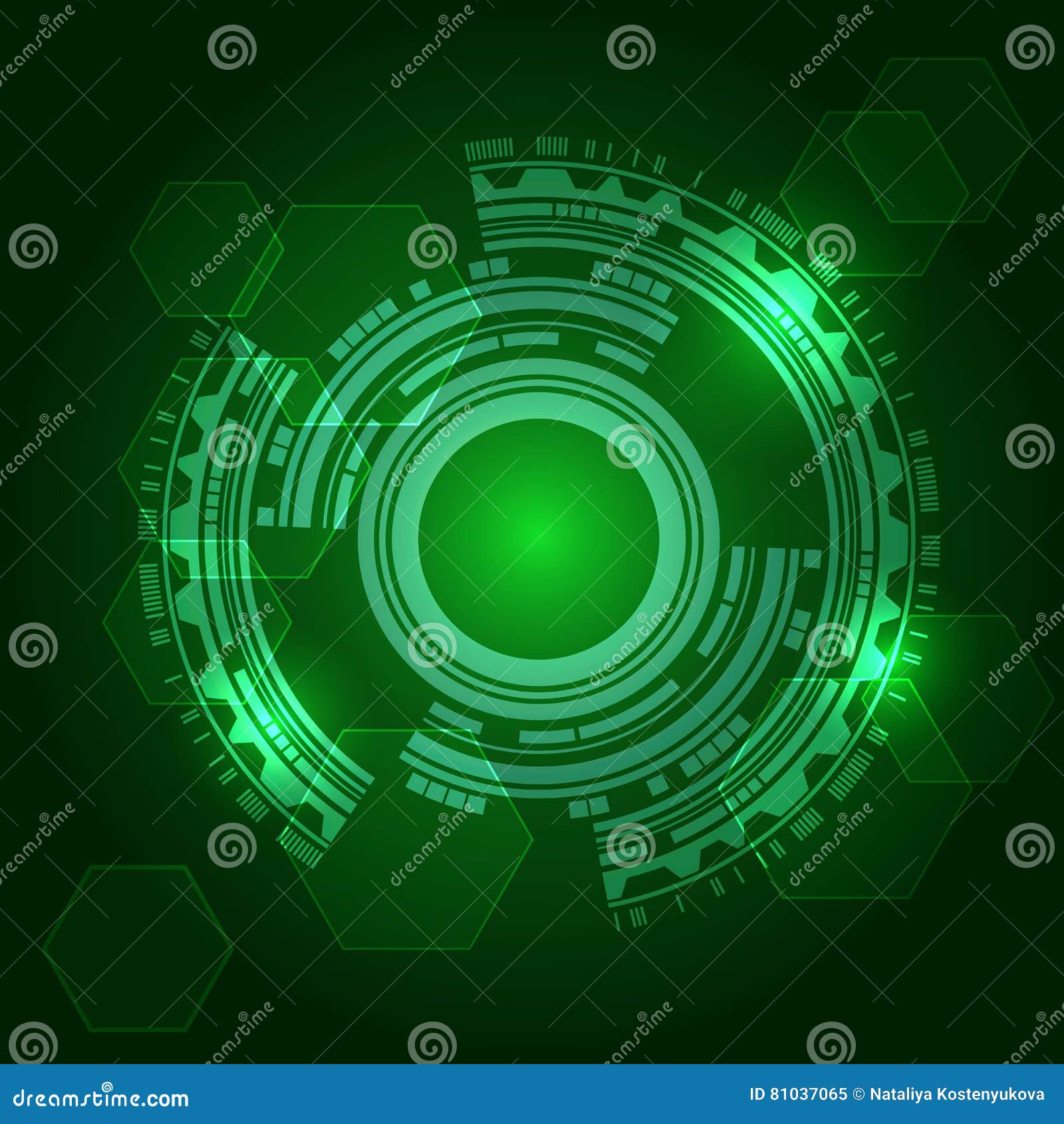 Abstract Technical Background Stock Vector - Illustration of system ...