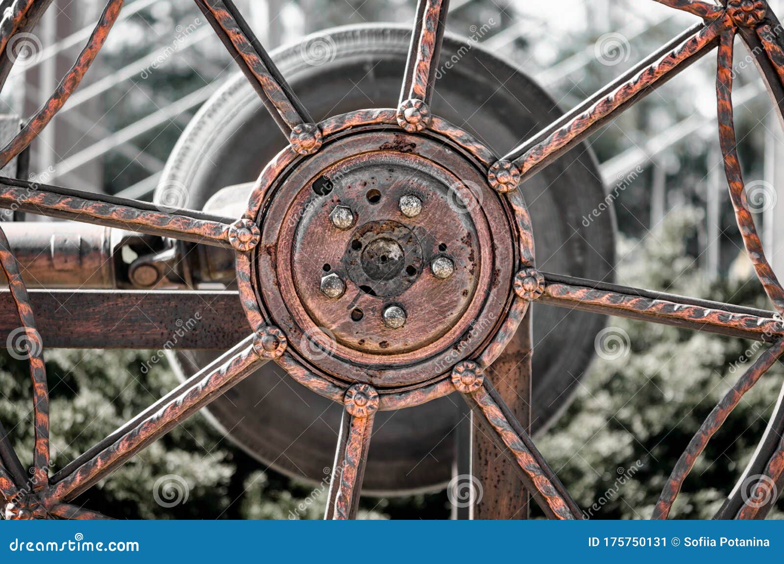 Abstract Technical Background Round Metal Gear Stock Image - Image of ...