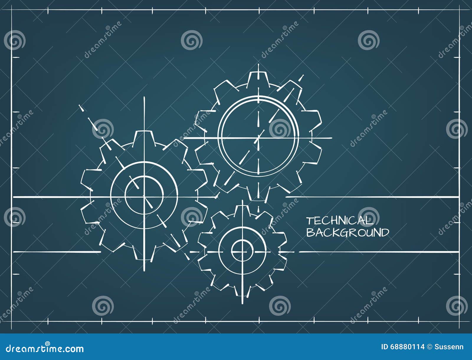 Abstract Technical Backgroung Stock Vector - Illustration of draft ...