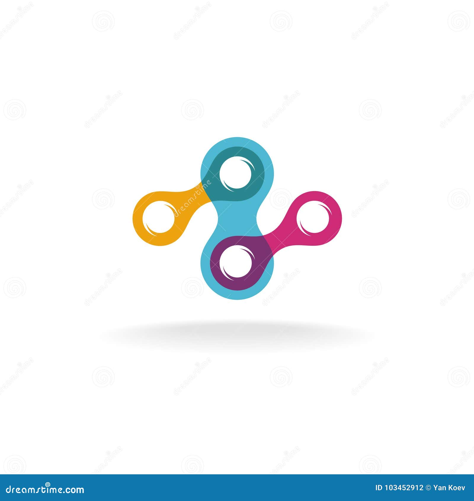 Abstract technical logo stock vector. Illustration of media - 103452912