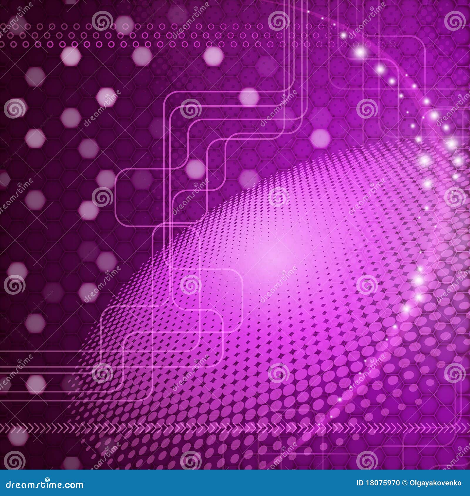 Abstract Techno Background. Stock Vector - Illustration of design ...