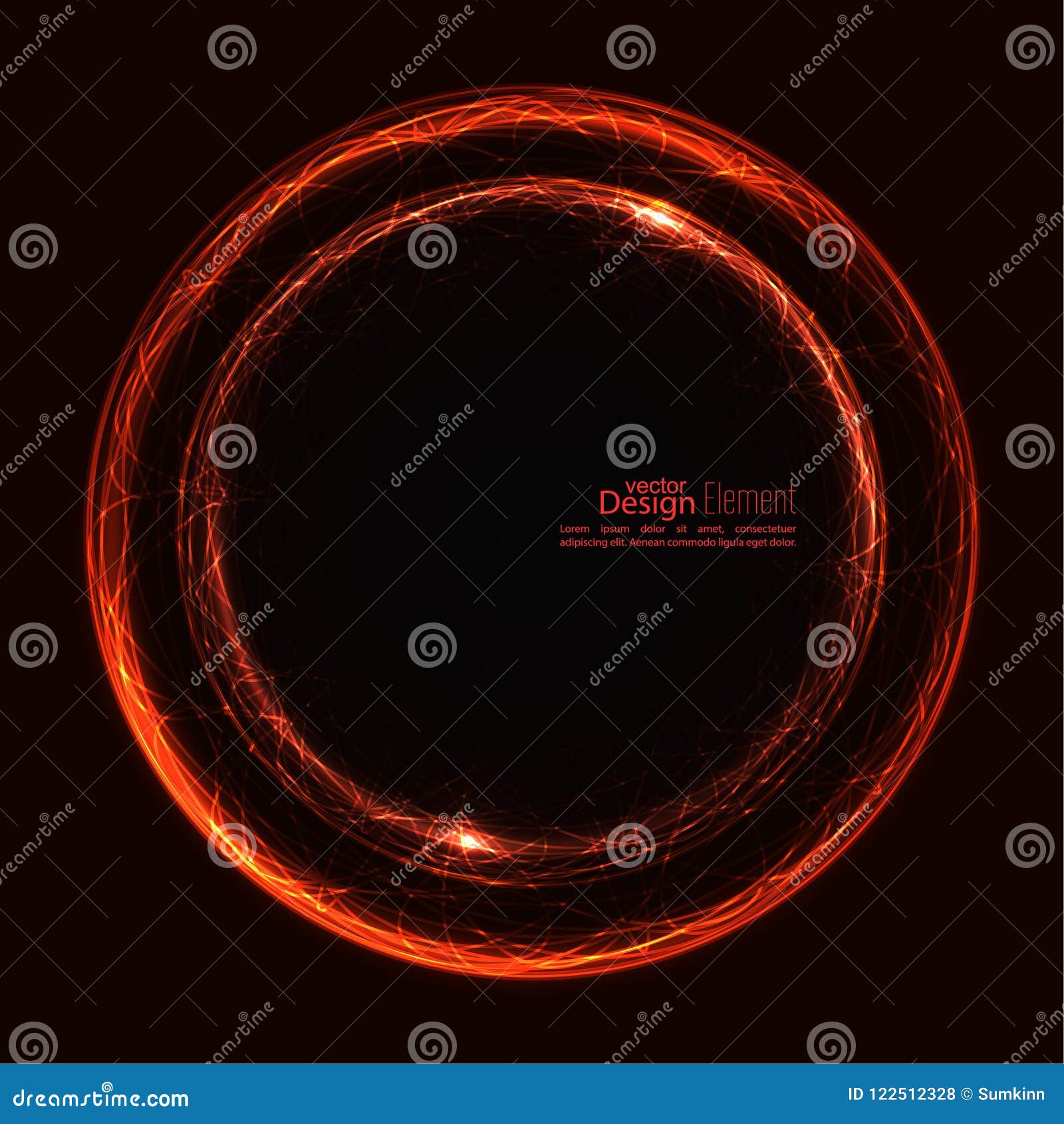 Abstract Techno Background. Stock Vector - Illustration of fractal ...