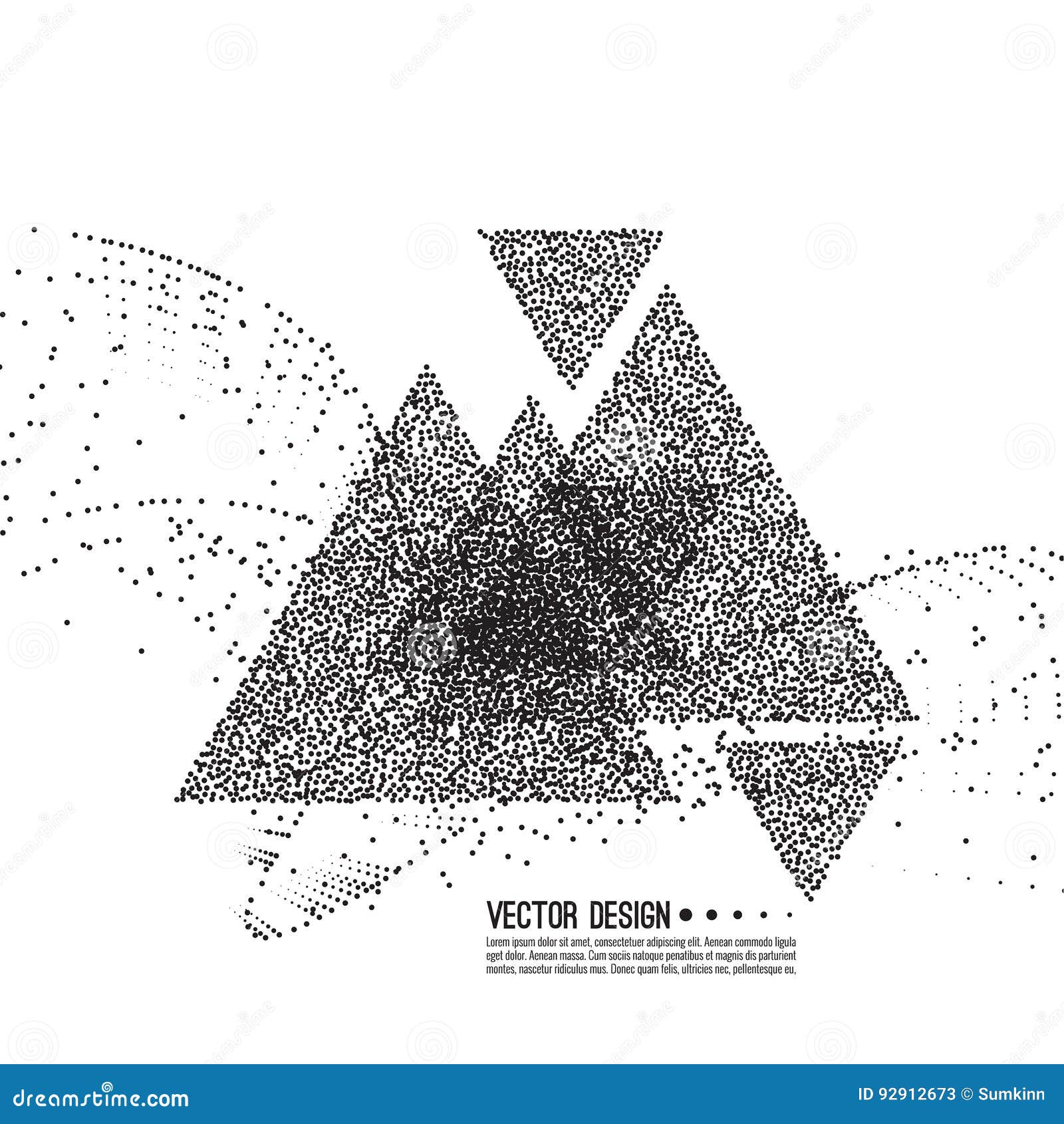 Abstract techno background stock vector. Illustration of circle - 92912673