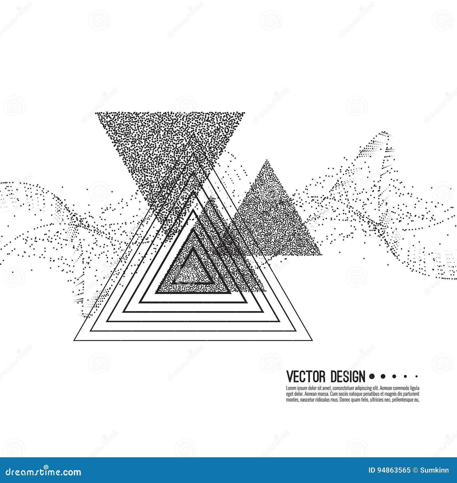 Abstract techno background stock vector. Illustration of mess - 94863565