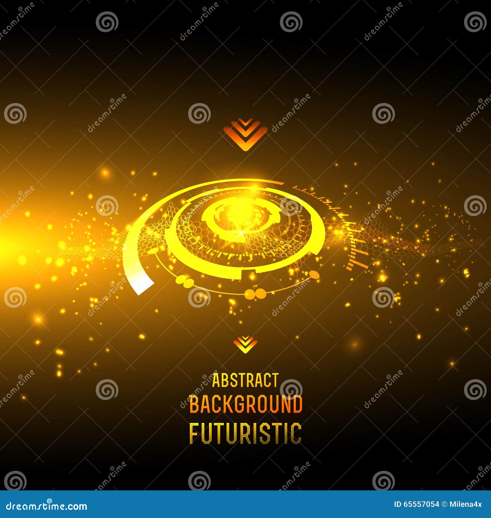 Abstract Techno Background for Futuristic High Tech Design - Vector ...