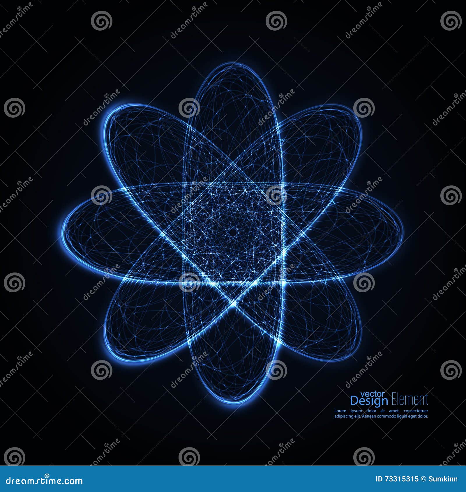 Abstract Techno Background. Stock Vector - Illustration of complex ...