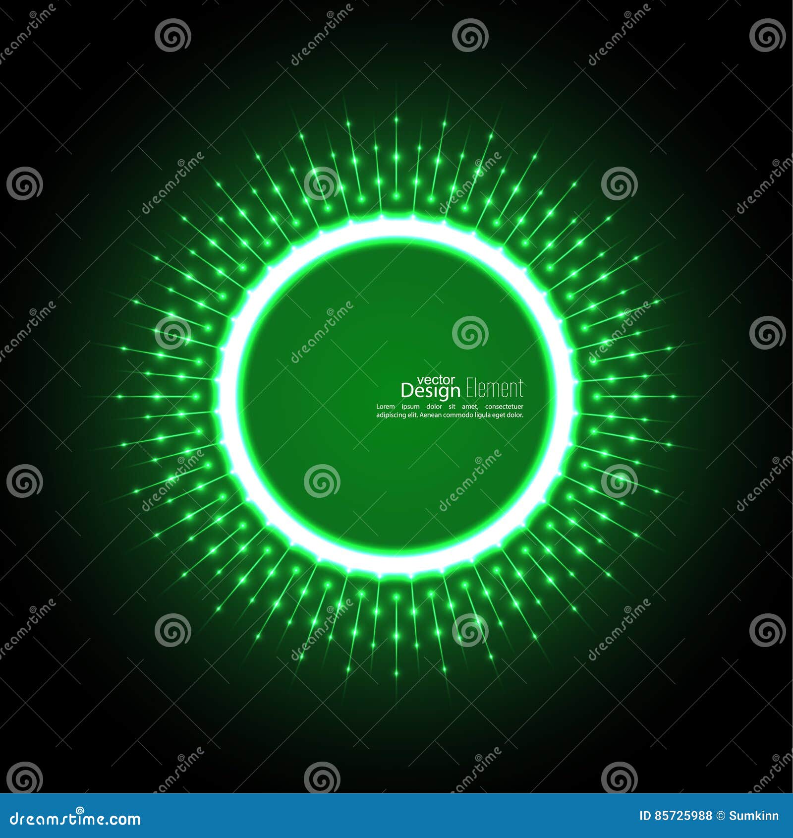 Abstract Techno Background. Stock Vector - Illustration of light ...