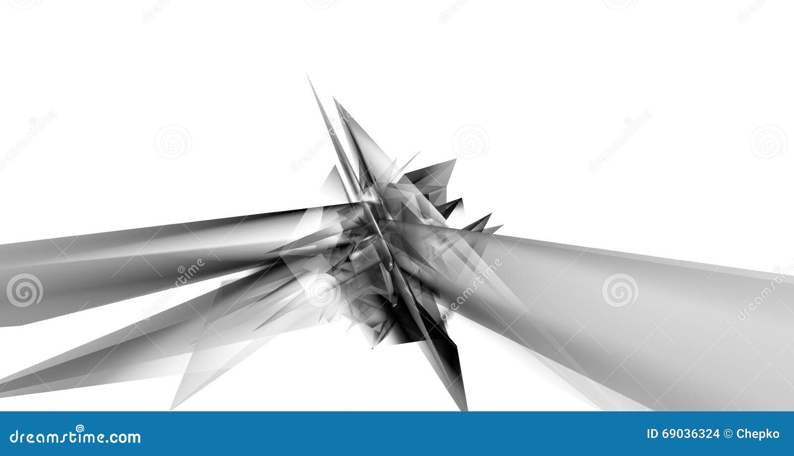 Abstract Techno Background of Triangles Stock Illustration ...