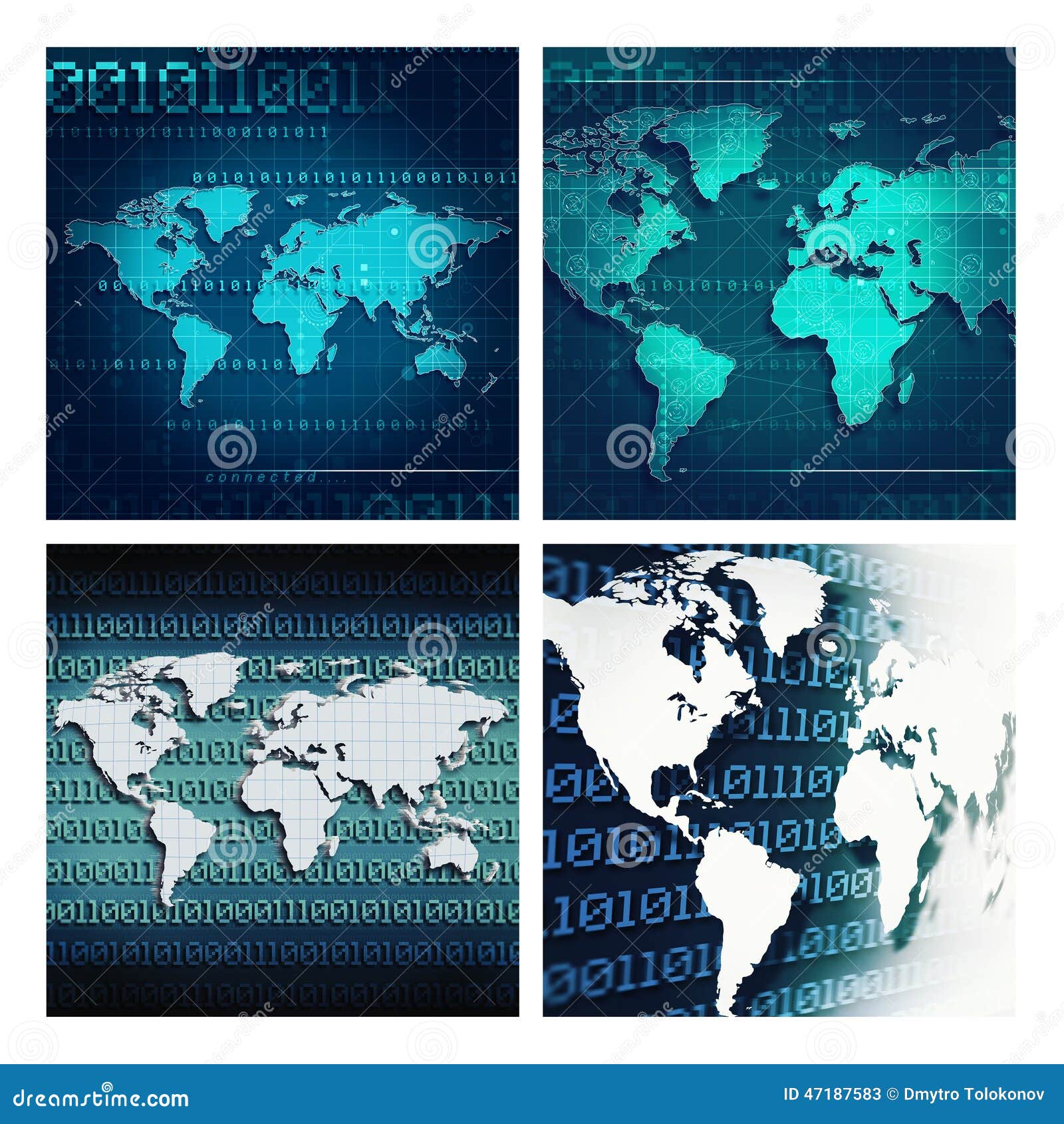 Abstract Techno Backgrounds Stock Illustration - Illustration of ...