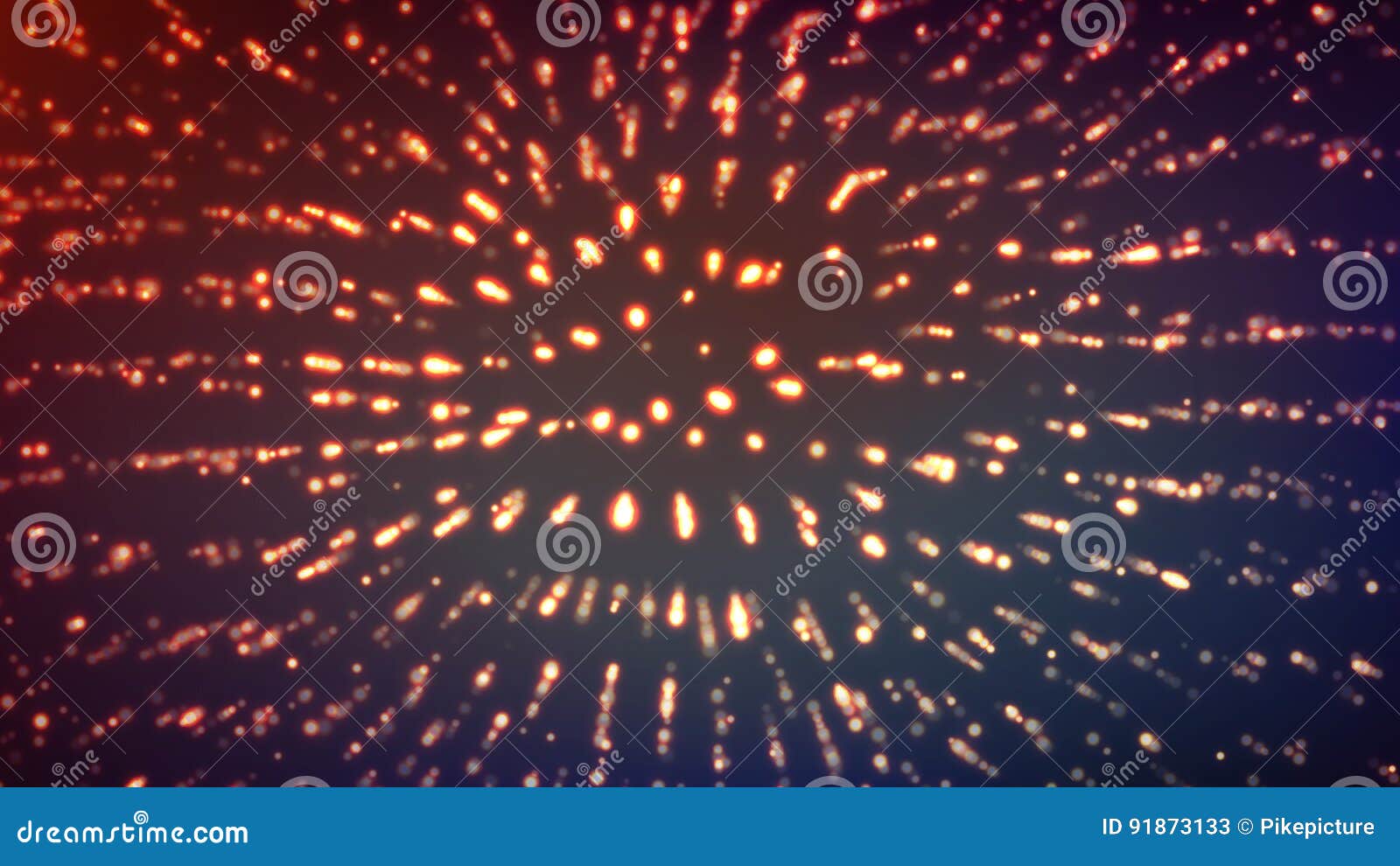 Abstract Techno Design. Modern Technology Concept. Particles Array ...