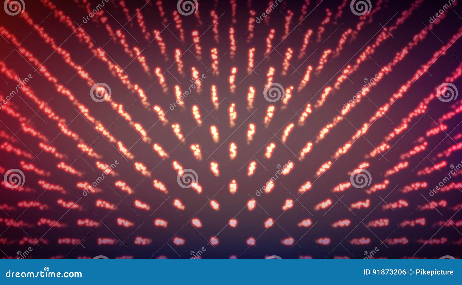 Abstract Techno Design. Modern Technology Concept. Particles Array ...