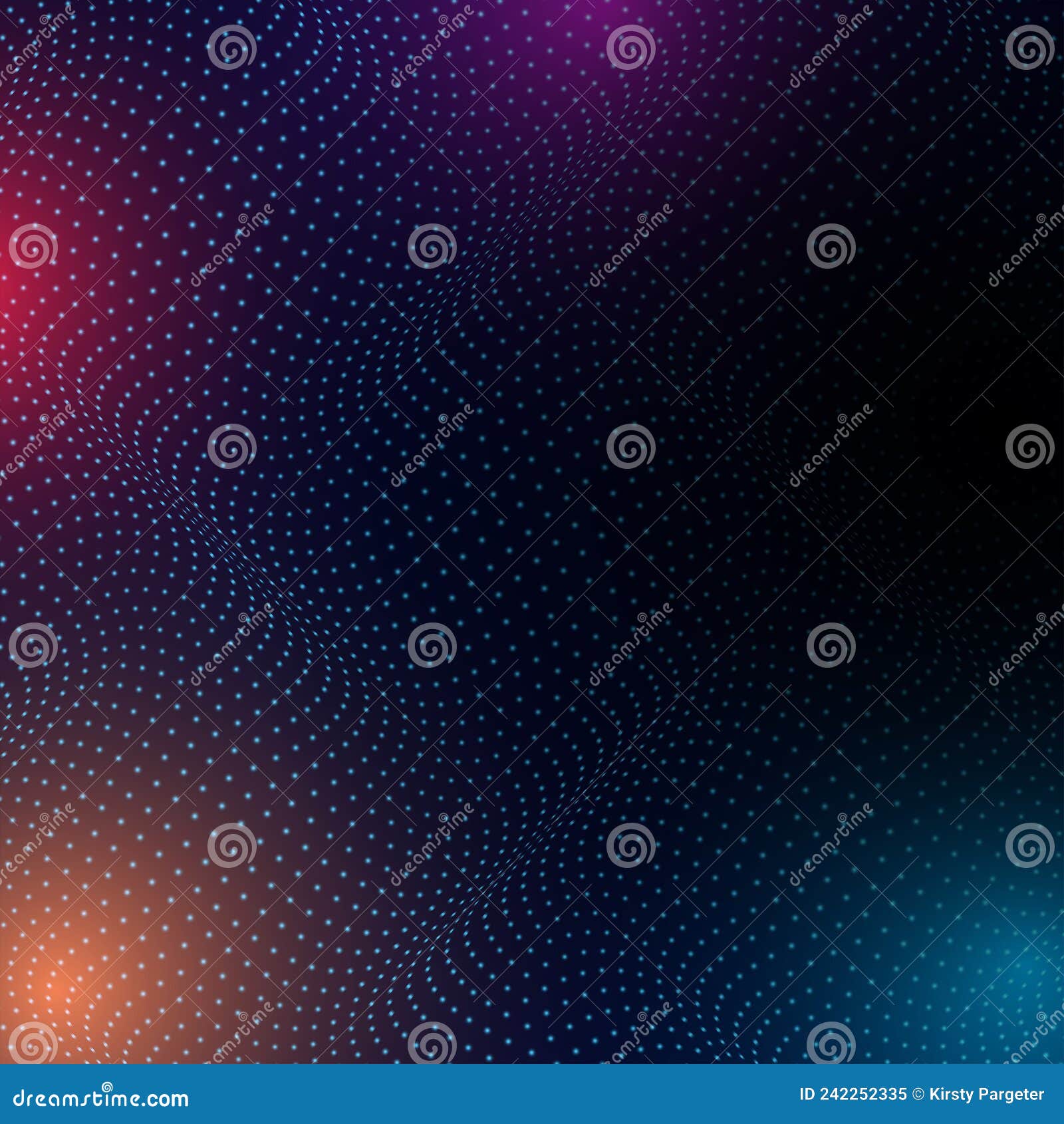 Abstract Techno Dots Background Stock Vector - Illustration of tech, dots: 242252335