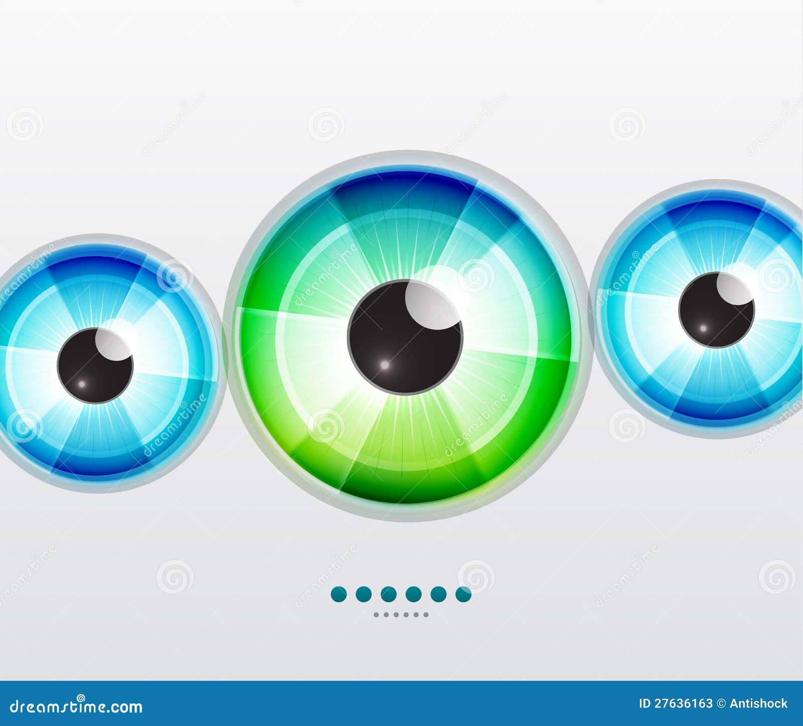 Abstract Techno Eye. Vector Illustration Stock Vector - Illustration of ...