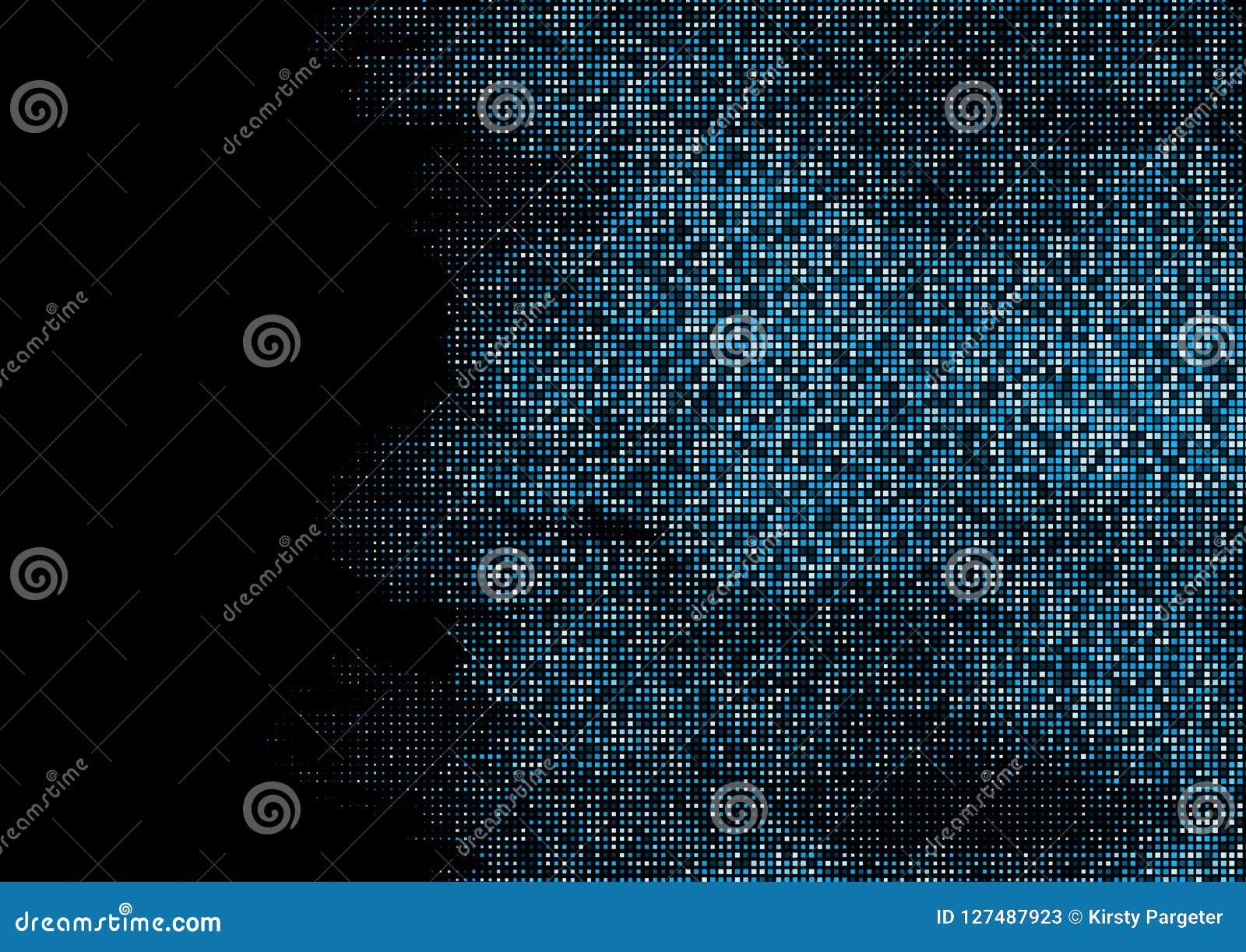 Abstract Techno Squares Background Stock Vector - Illustration of ...