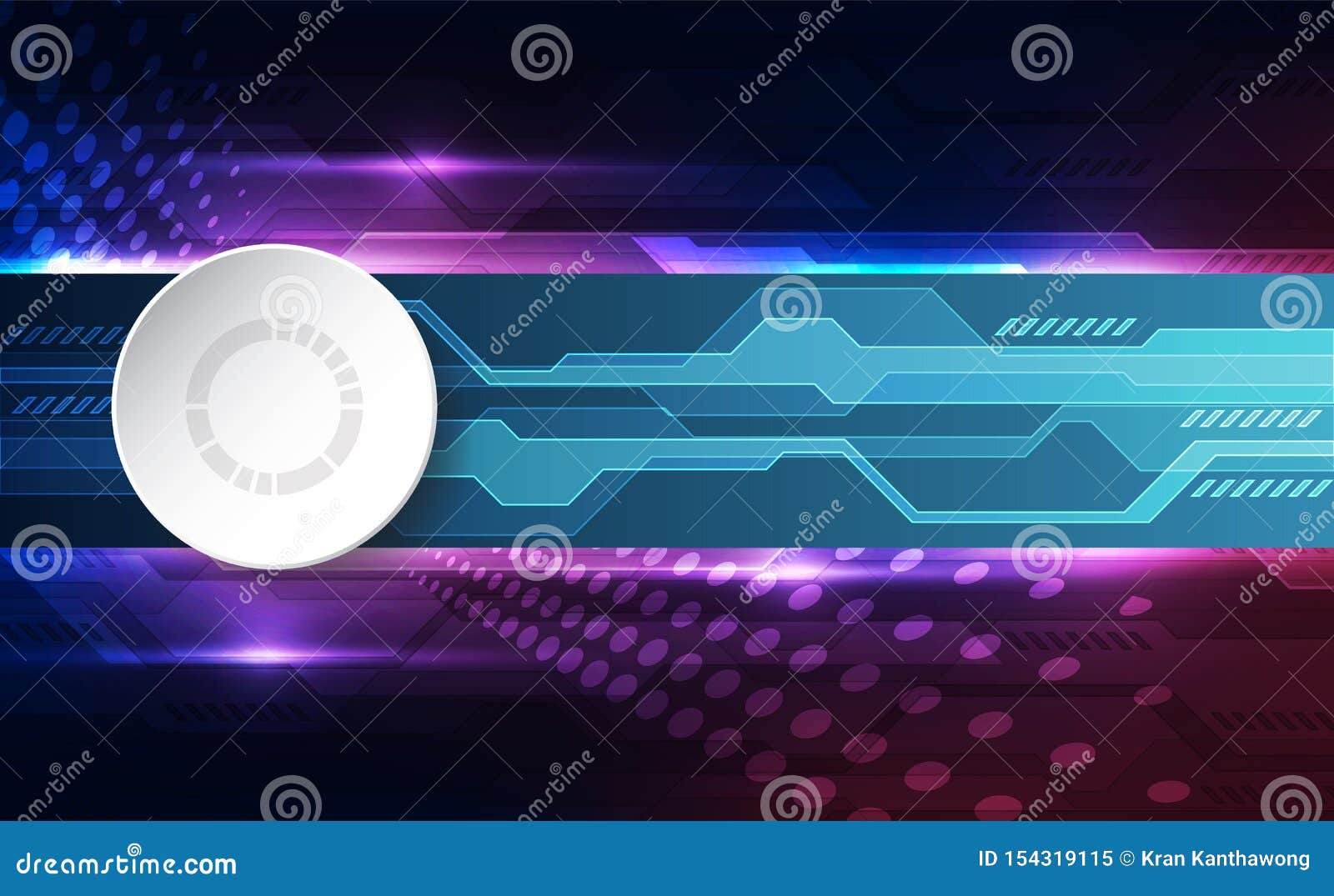 Abstract Technological Background Concept with Various Technology ...
