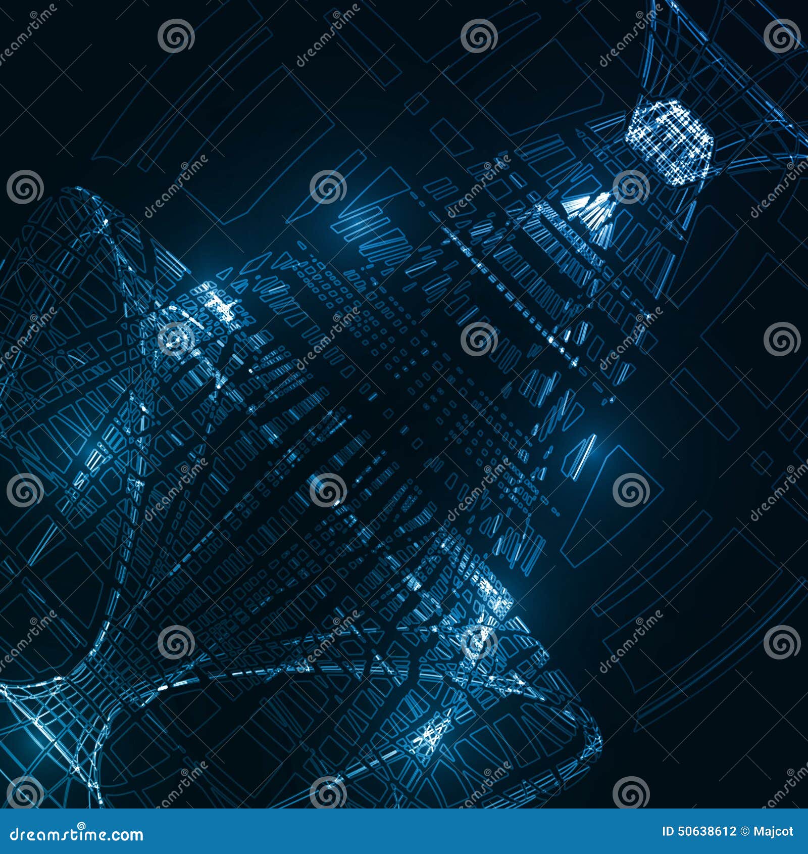 Abstract Technological Background Stock Vector - Illustration of ... Abstract Technological Background Stock Vector - Illustration of ...