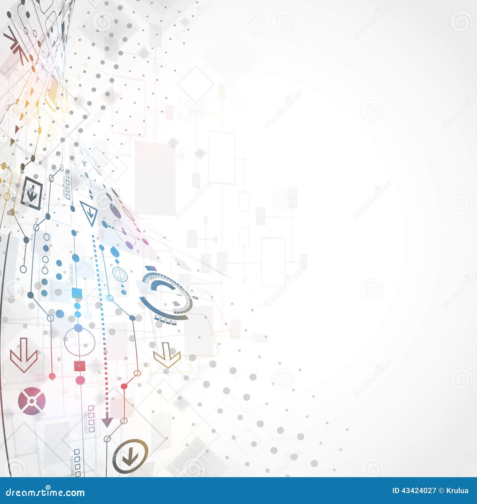Abstract Technological Background with Various Technological Elements ... Abstract Technological Background with Various Technological Elements ...