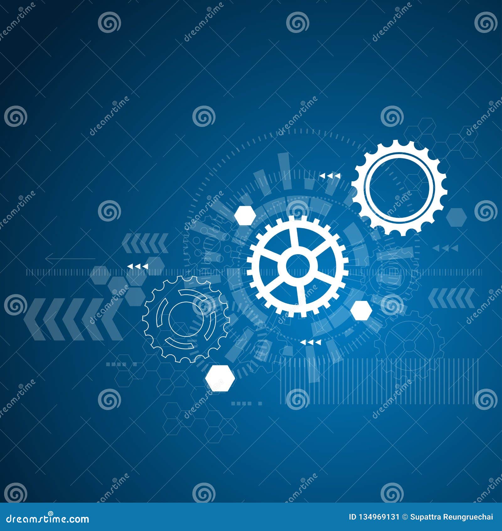 Abstract Technological Background. Vector Illustration Stock Vector ...