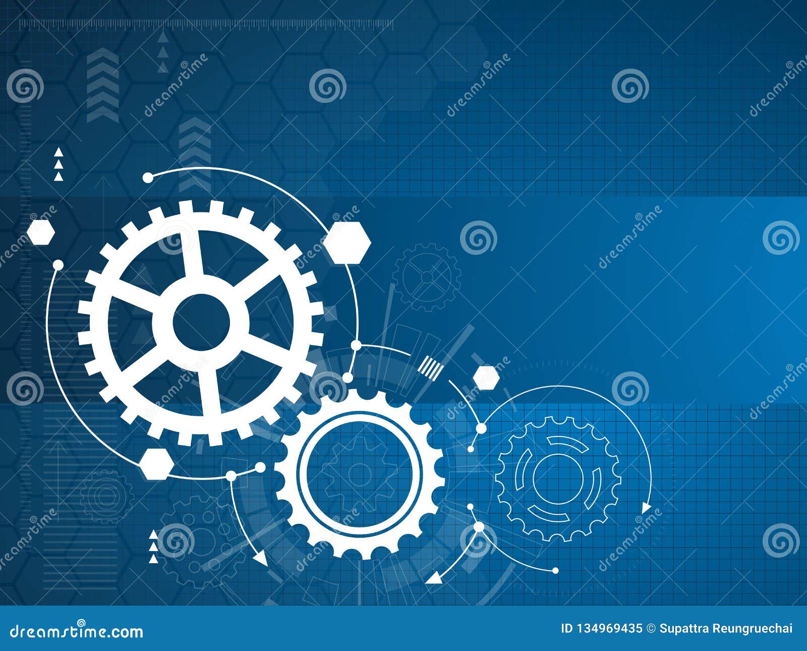 Abstract Technological Background. Vector Illustration Stock Vector ...