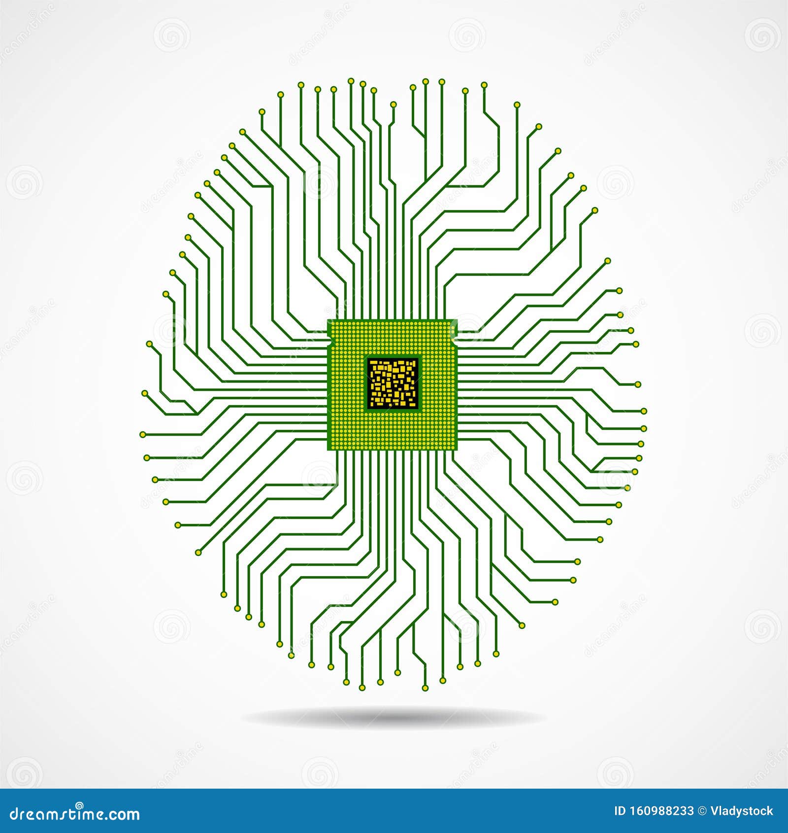 Abstract Technological Brain, Artificial Intelligence with Cpu Stock ... Abstract Technological Brain, Artificial Intelligence with Cpu Stock ...