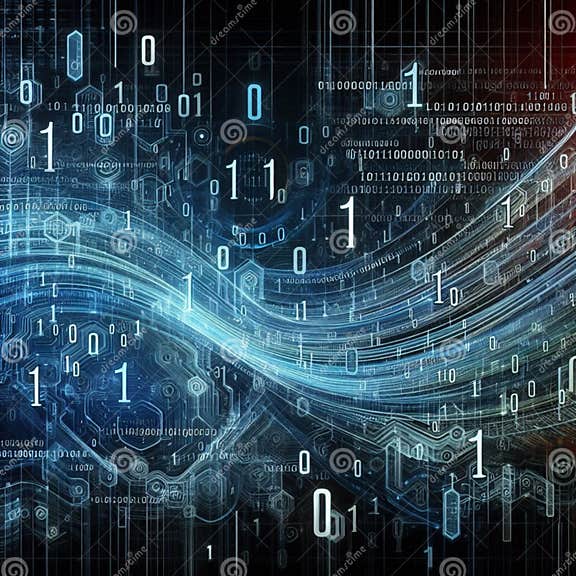 The Abstract Technological Foundation Of Binary Code Big Data Concepts Associated With Coding 1727