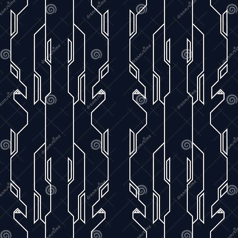 Abstract Technological High Tech Style Pattern Stock Vector ...