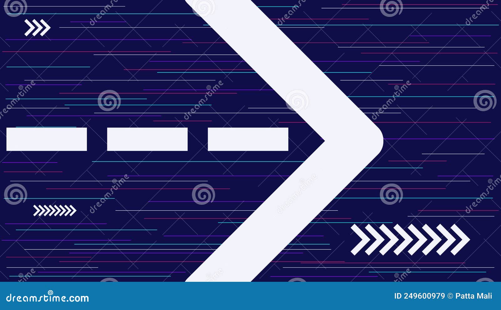 Abstract Technology Arrow Moving Forward Digital Data, Communication ...