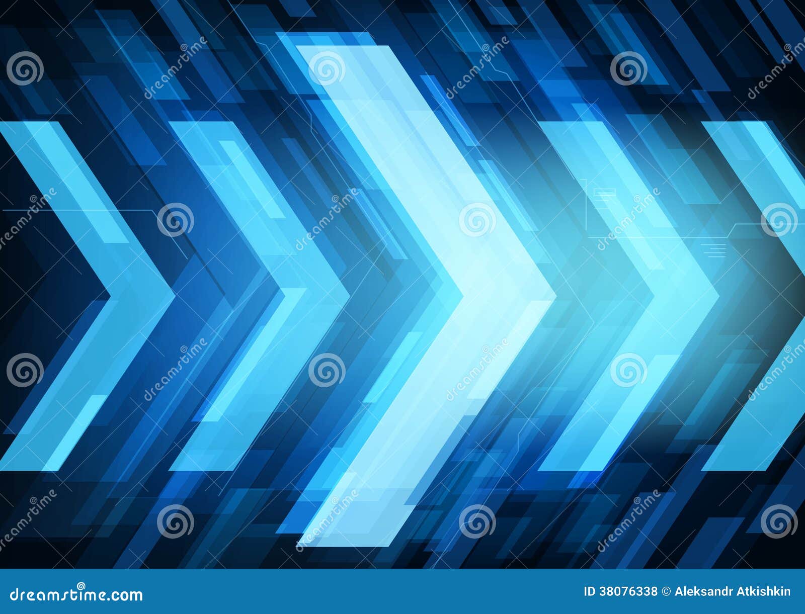 Abstract technology arrows stock vector. Illustration of background ...
