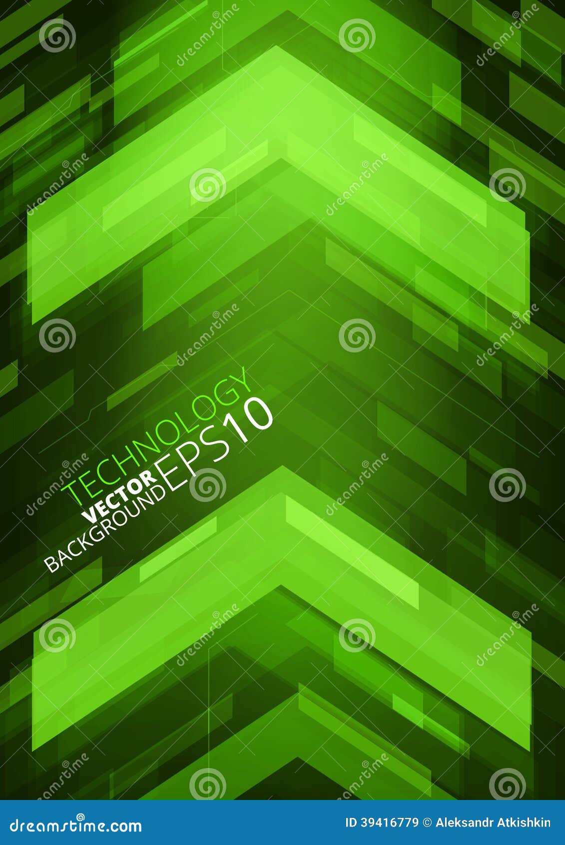 Abstract technology arrows stock vector. Illustration of banner - 39416779